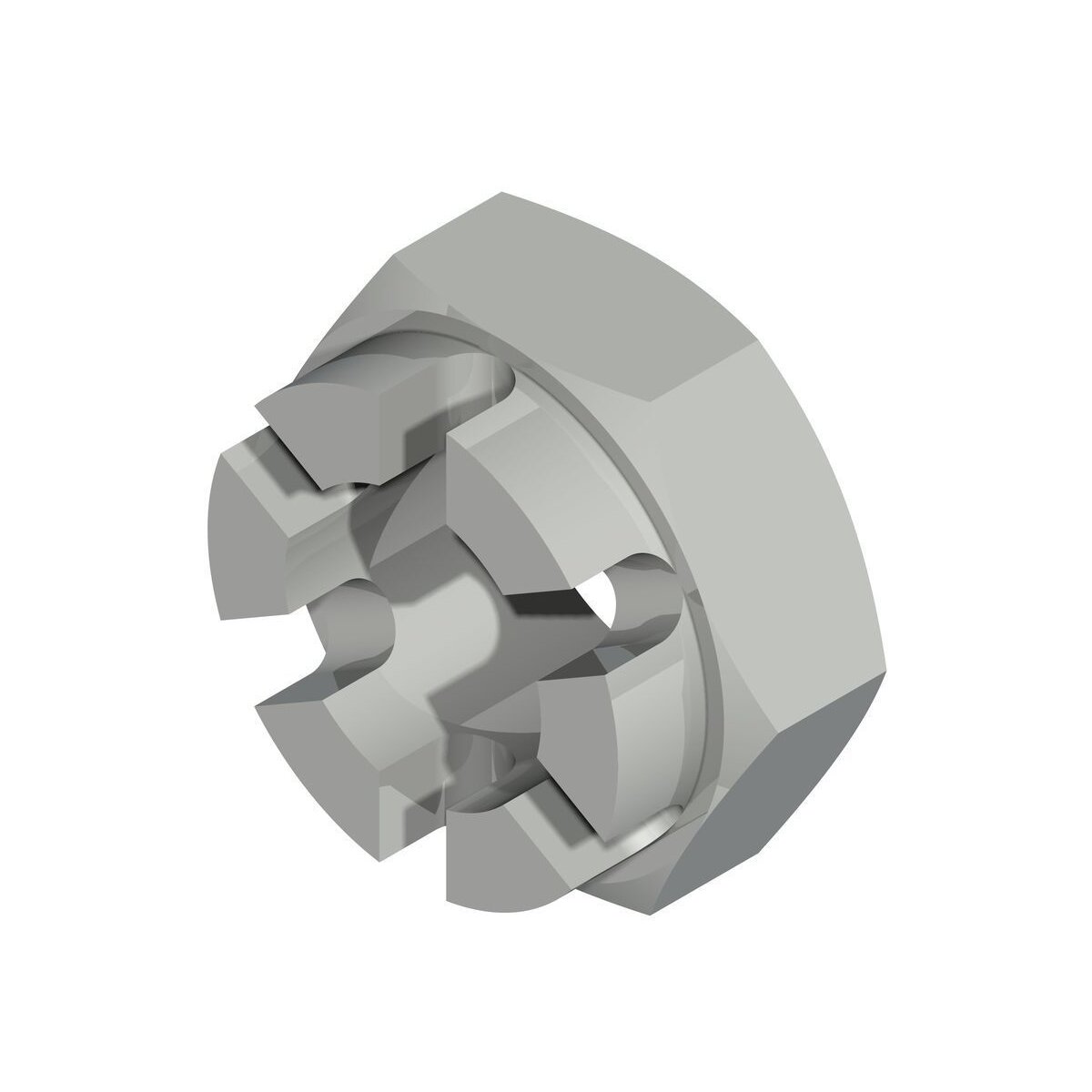 Kronenmutter M30x1.5 DIN 935